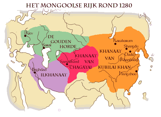Achtergronden - het Mongoolse Rijk in de tijd van Kublai Khan